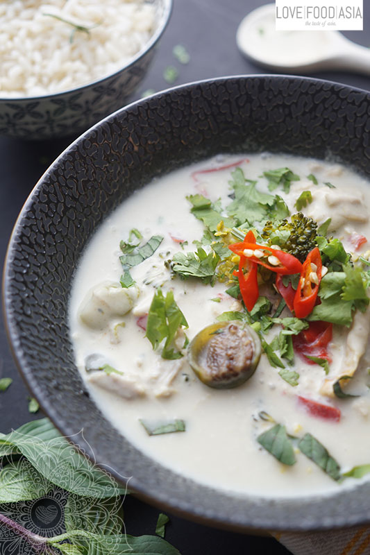 Green Thai Curry with Chicken (Gaeng Kiaw Wan Gai) - Love.Food.Asia.